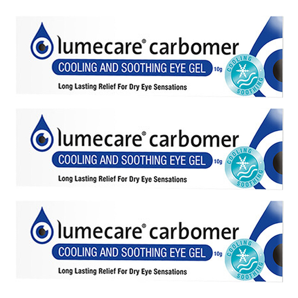 Lumecare Carbomer Cooling and Soothing Liquid Eye Gel 10g - 3 PACK ...