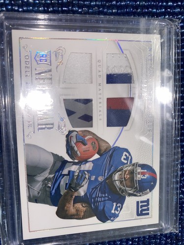 2014 Panini National Treasures - Rookie Nfl Gear Materials Odell ...