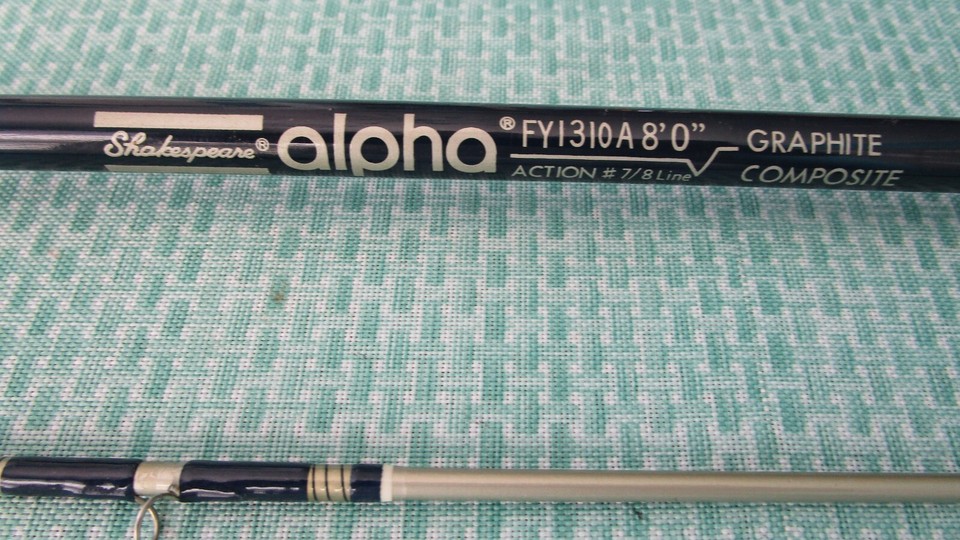 Shakespeare Alpha Fly Rod 8'0" 2 Piece FY1310A | eBay