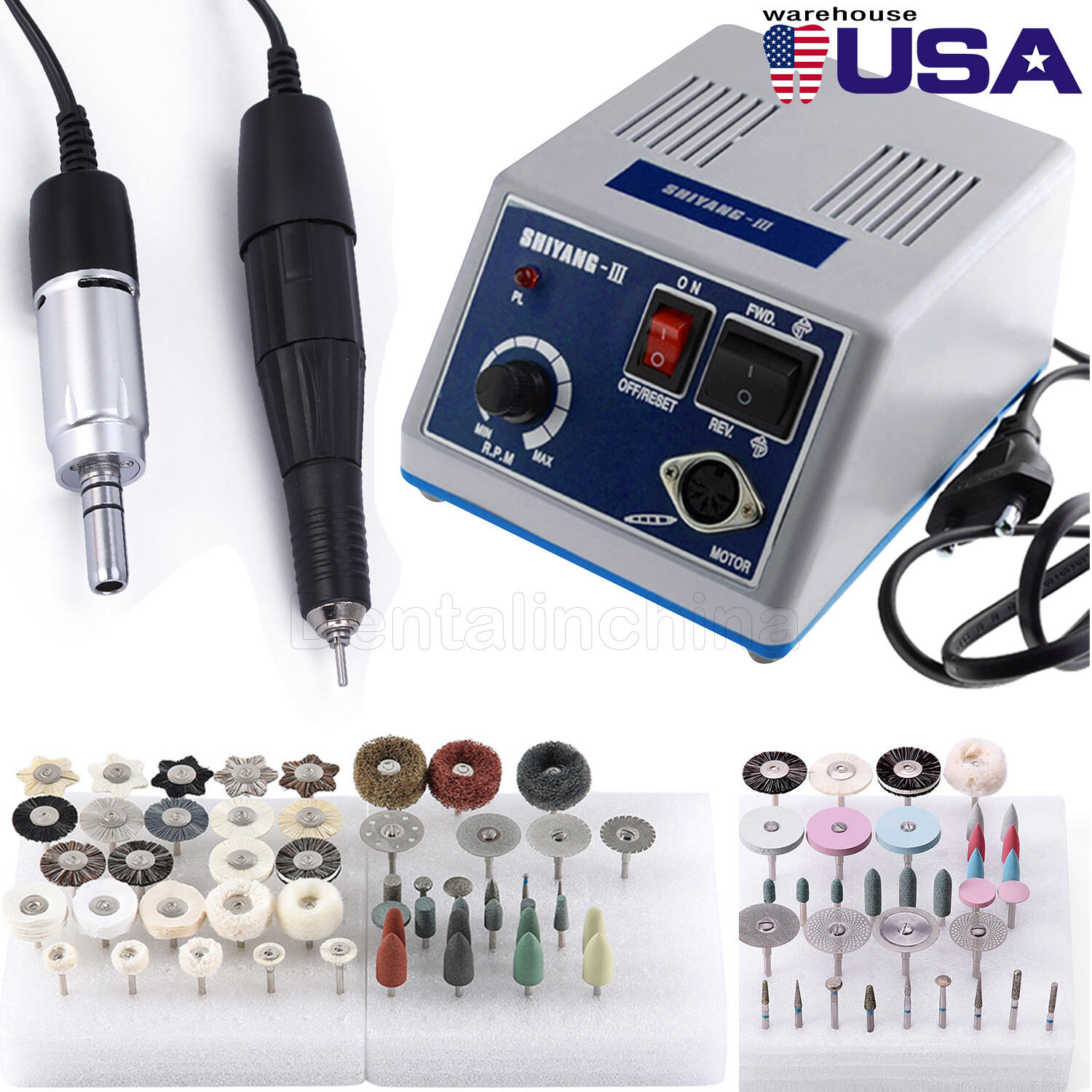Dental Marathon Micromotor/Polishing Handpiece Polisher For Ceramics ...