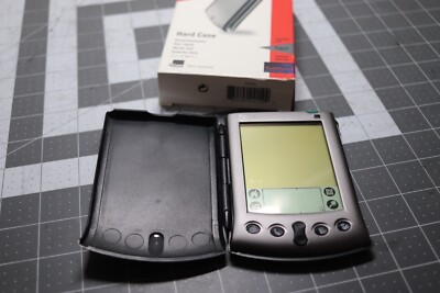 Palm V Gray Handheld Rechargeable Touch Screen Monochrome LCD Display ...