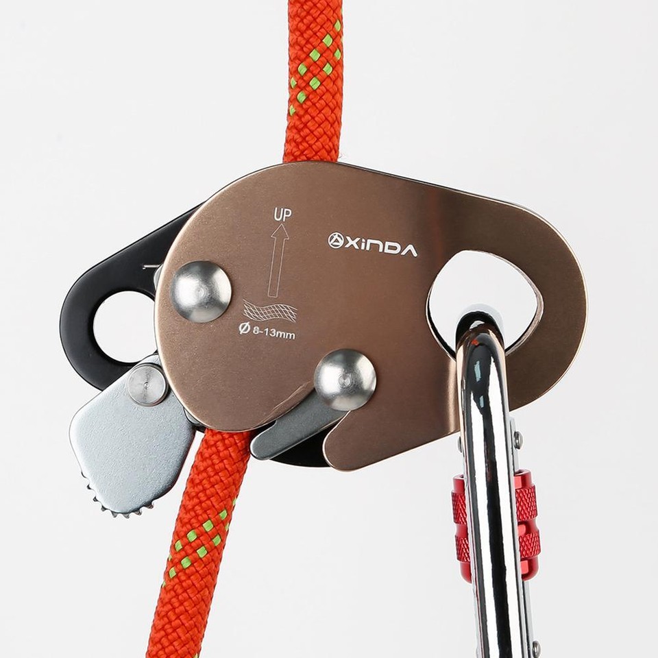 Rock Climbing Abseiling Rappelling Tool Downhill Anti Fall Protective ...