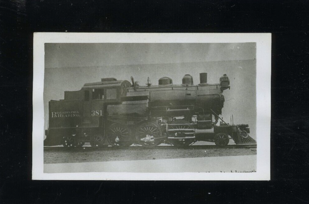Philadelphia & Reading Steam Locomotive #381 - Vintage Railroad Photo ...