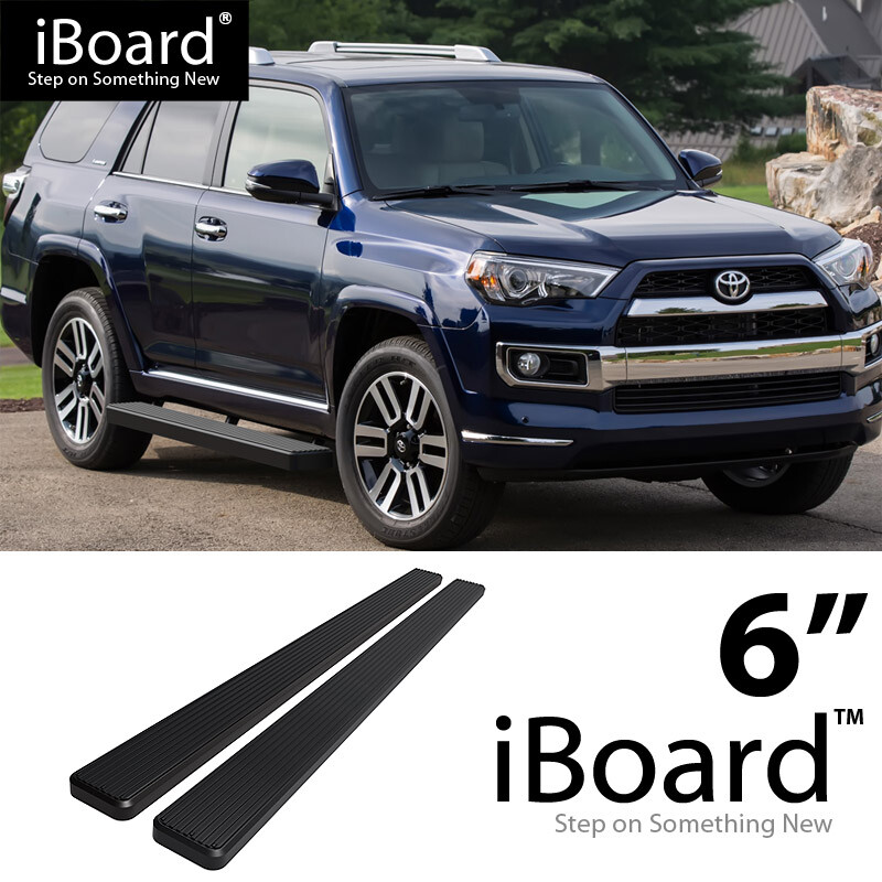 APS Running Board Side Step 6in Steel Black Fit Toyota 4Runner Limited ...