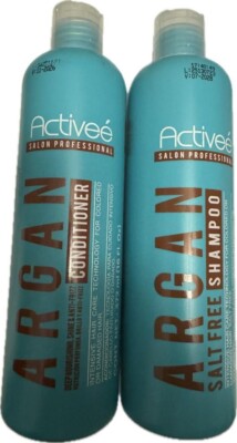 ACTIVEE ARGAN SALT FREE SHAMPOO & CONDITIONER INTENSIVE HAIR CARE ...