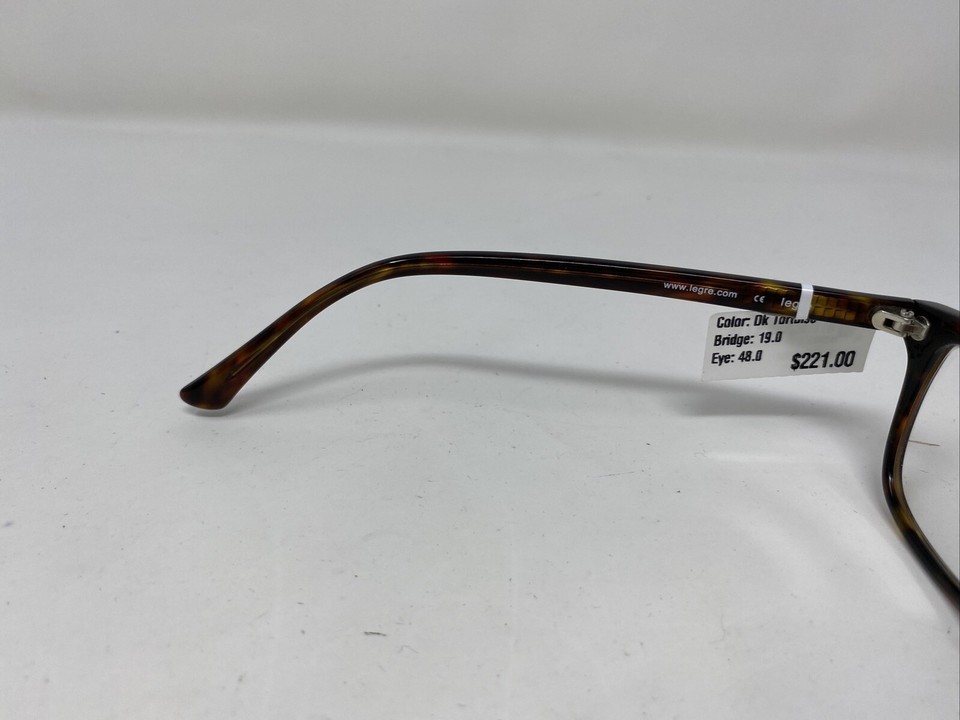 LEGRE EYEGLASSES FRAME LE172 COL.475 48-19-145 TORTOISE FULL RIM XY43 ...