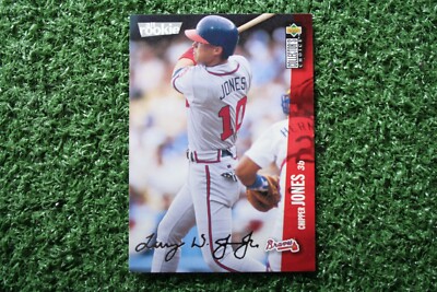 Chipper Jones 1996 UD Collector's Choice #42 All-Rookie Silver ...