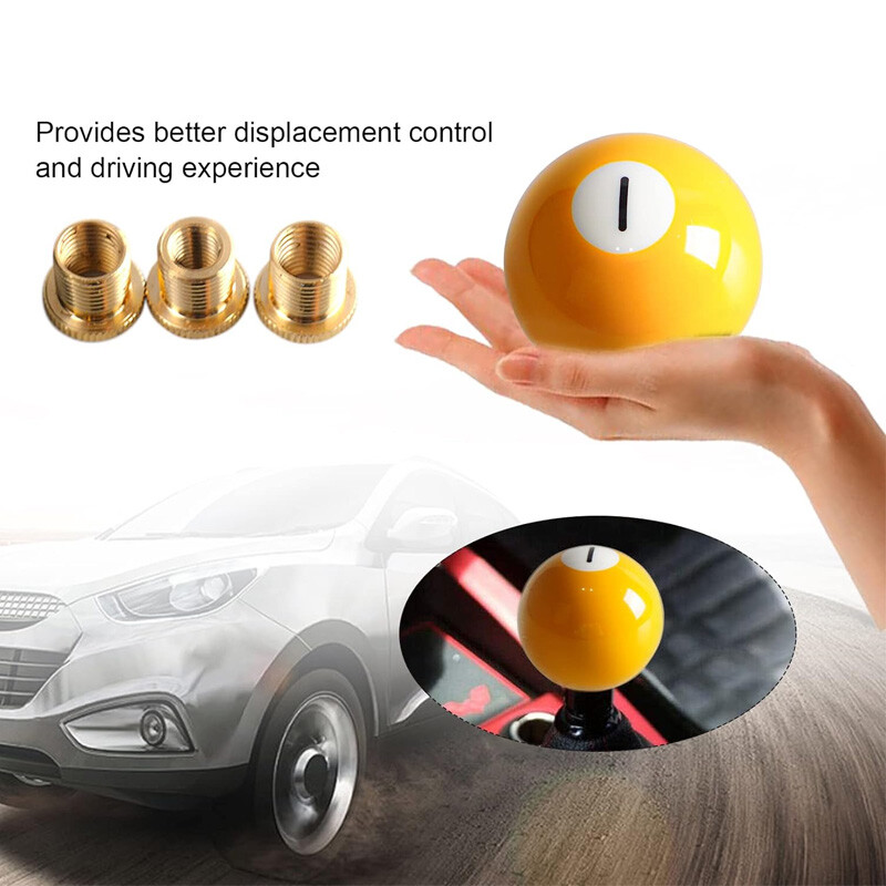 #1 One Pool Billiard Ball custom Gear Shifter Shift Knob car lever ...