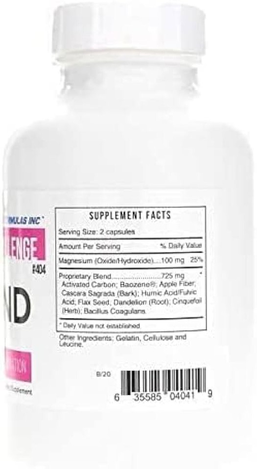 Systemic Formulas Bio Challenge #404 Bind, Toxin Elimination, 120 ...