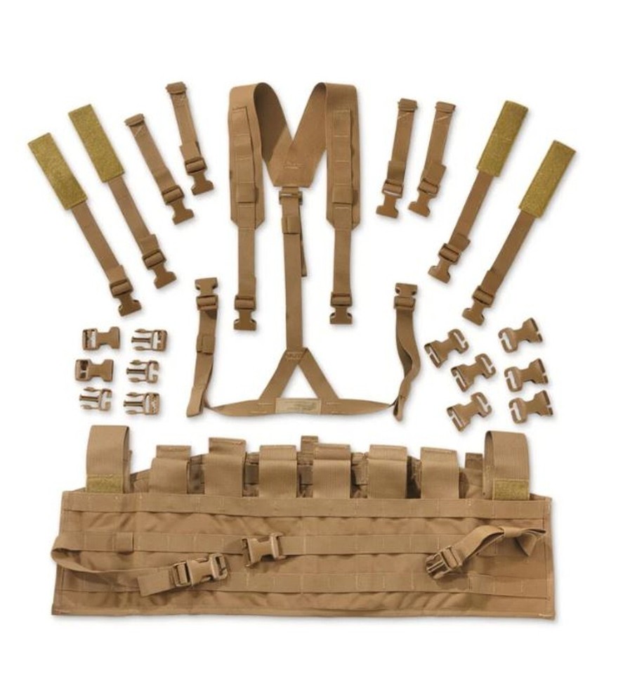 USMC Coyote Brown Chest Rig Marine Corps Issue Load Bearing Tactical ...