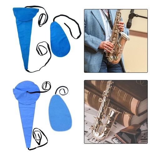 2x Saxophone Cleaning Kits Sax Absorbent Cloth Sax Cleaning Cloth ...