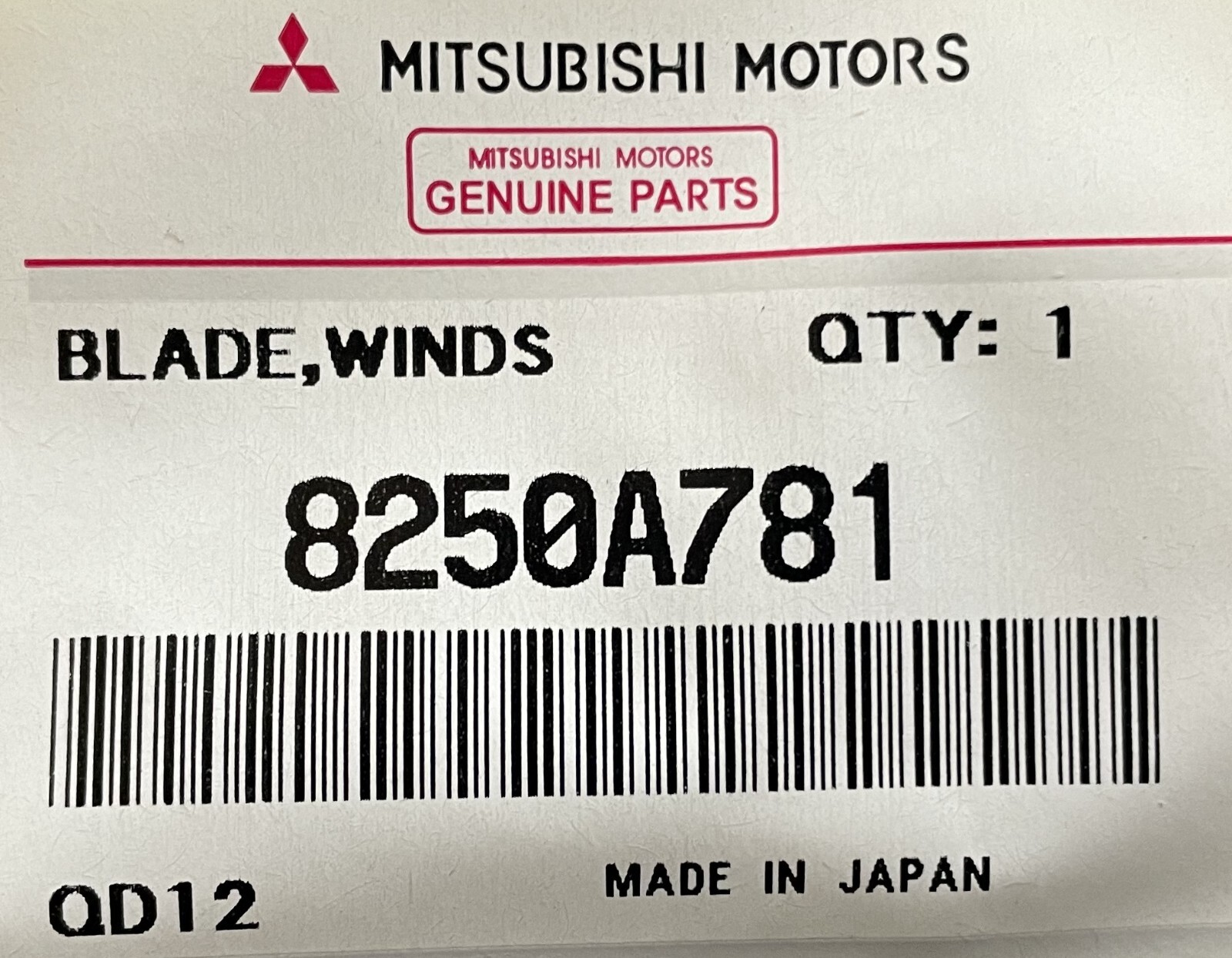 Right Windshield Wiper Blade 8250A781 Fit For Mitsubishi Pajero Sport ...