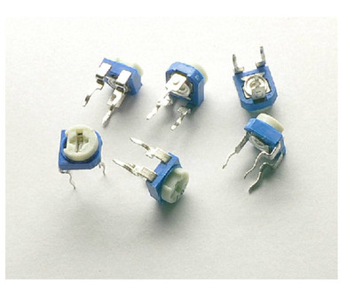 20pcs 2K 202 Blue White Resistance Adjustable Resistor | eBay