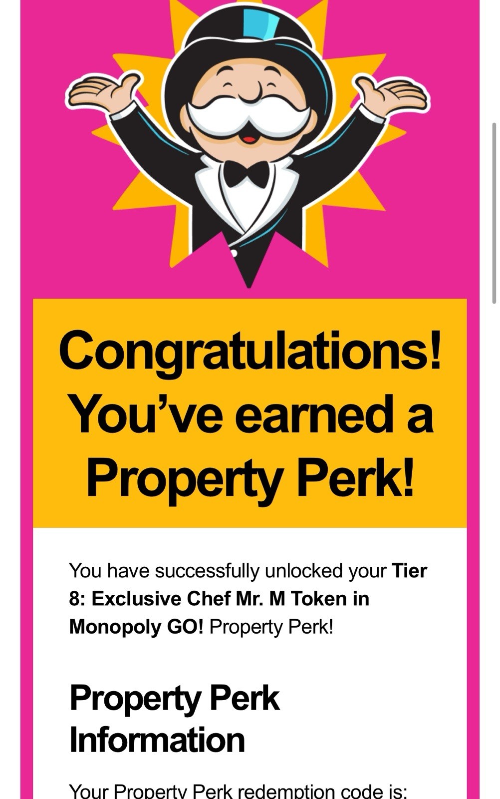Exclusive Chef Mr. M Token in Monopoly GO! from McDonald’s Monopoly | eBay