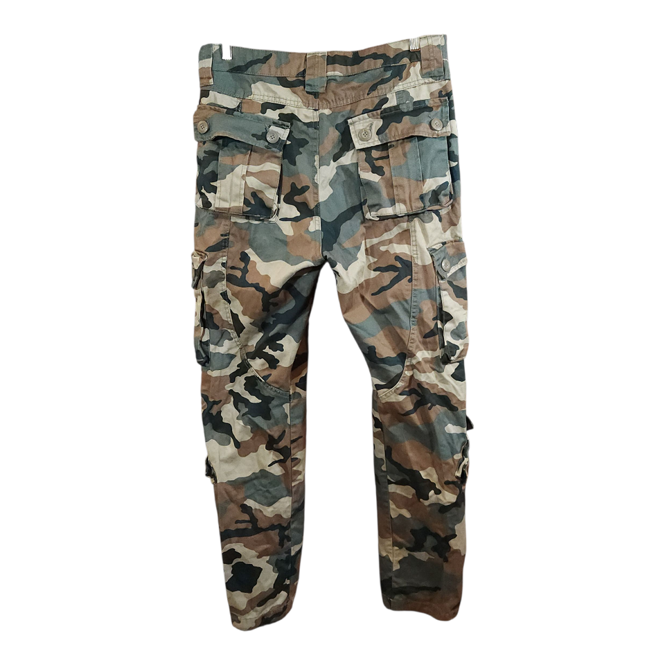 Match Union Workwear Supplies Mid-rise Camo Cargo Pants Military Army ...