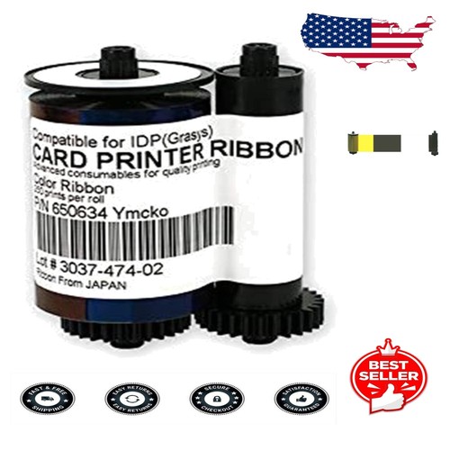 650634 YMCKO Color Ribbon - Cost-effective Solution for Smart ID Card ...