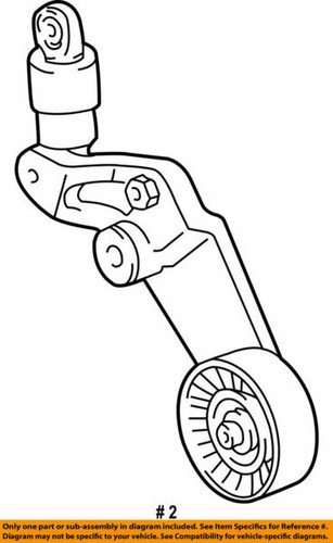 16620-0W093 Toyota Tensioner assy, v-ribbed belt 166200W093, New ...