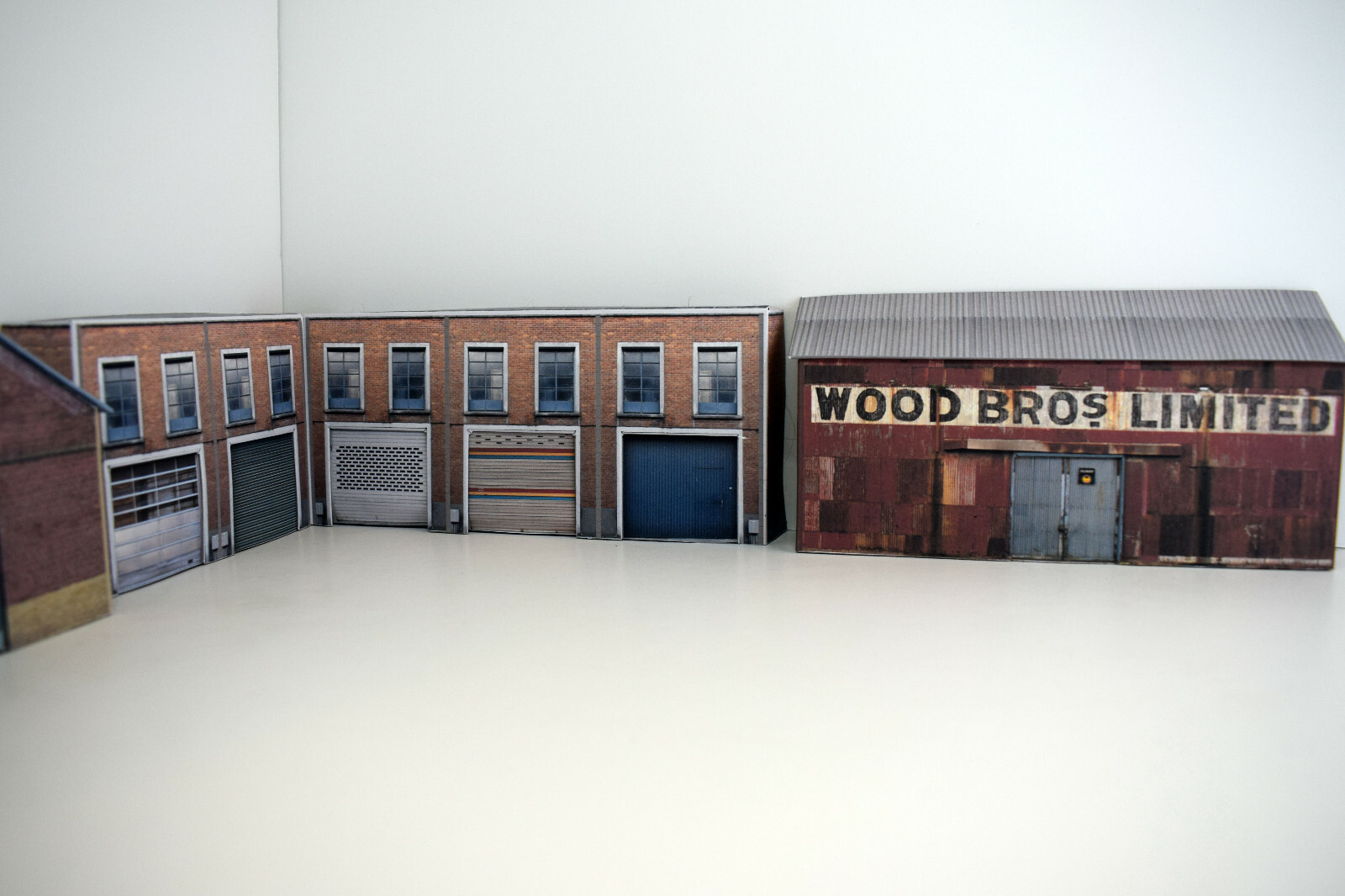Low Relief Card OO Gauge Industrial Buildings Pack of 5 1/76 scale ...