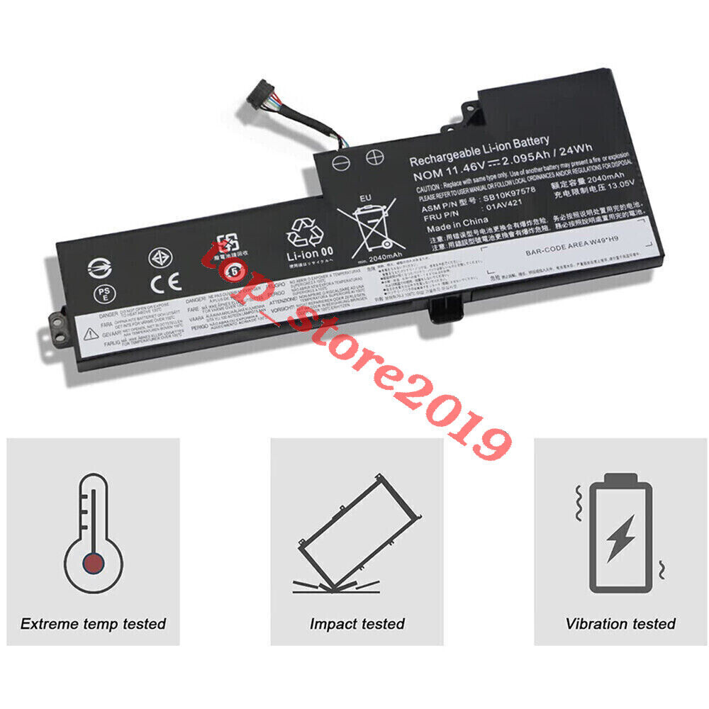 NEW Battery 01AV421 01AV420 01AV419 For Lenovo ThinkPad T480 T470 A485 ...