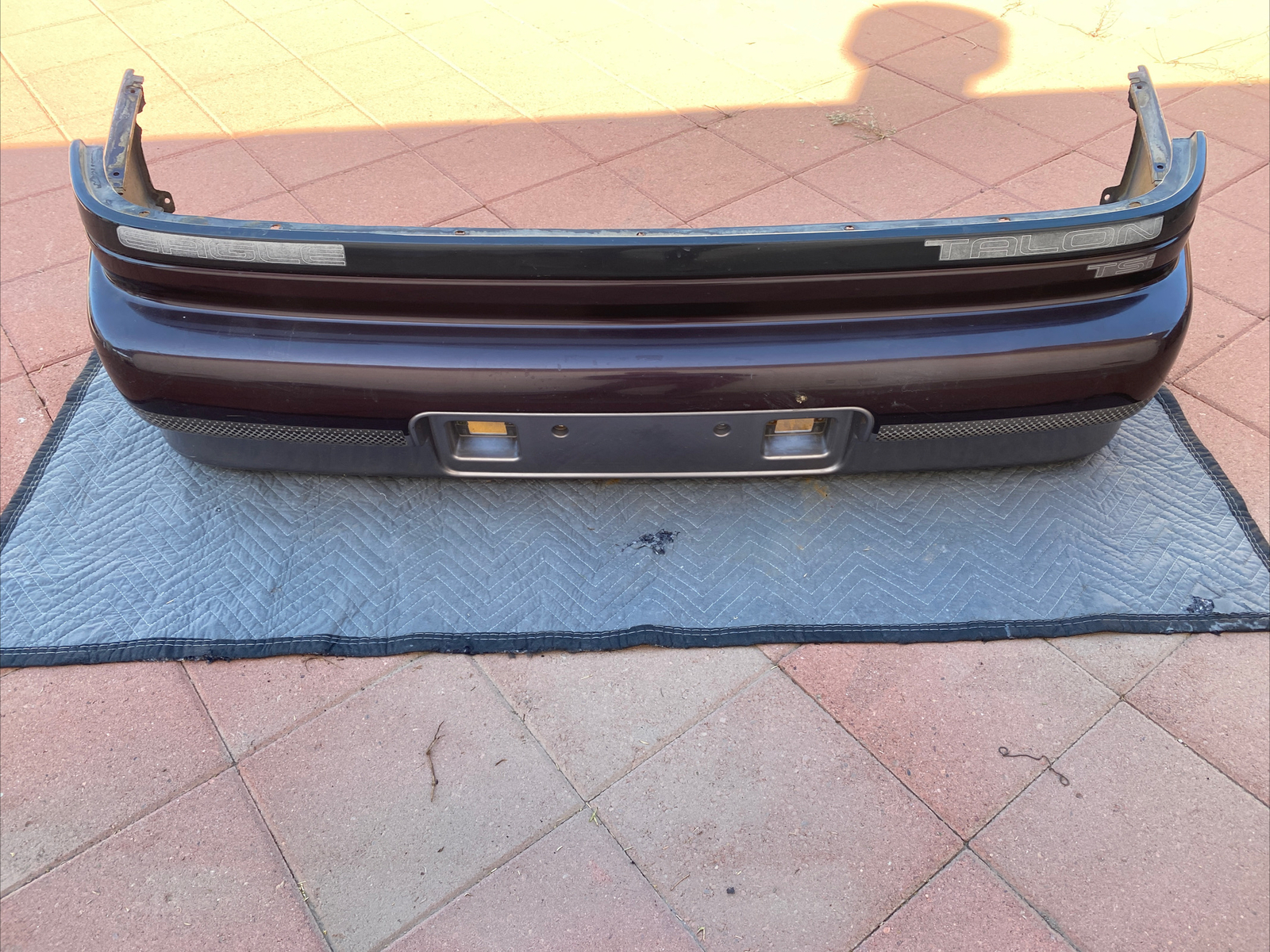 90-91 Eagle Talon Dsm 1G 1GA Tsi Eclipse Rear Bumper Cover Oem 4g63 ...