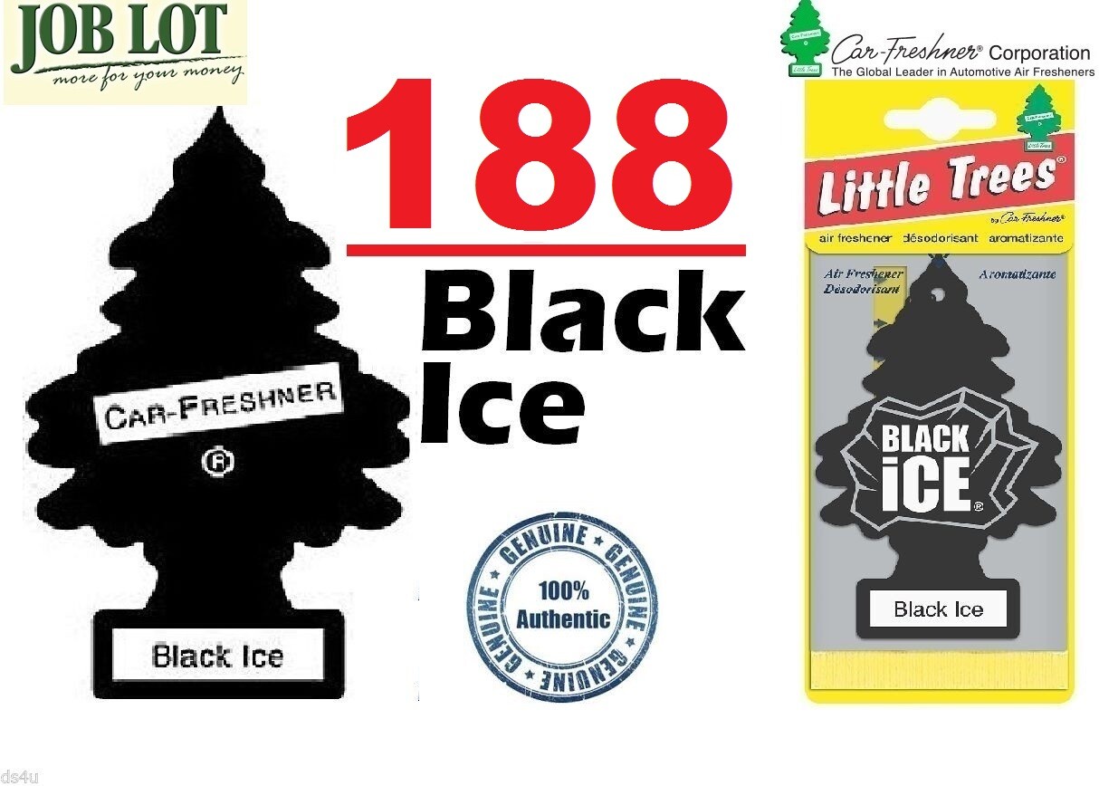 188 X BLACK ICE SCENT MAGIC LITTLE TREE CAR/HOME/VAN/OFFIC AIR ...