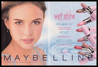Maybelline Josie Maran 2000s Print Advertisement (2 pages) 2002 ...