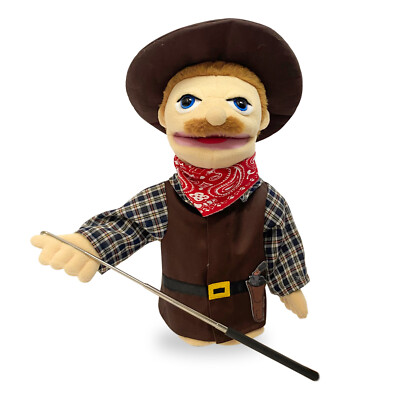 Children's toys Cowboy Career Hand Puppet with Retractable Puppet ...