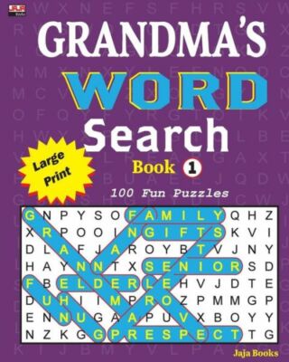 Grandma's Word Search Book 1 9781986477581| eBay