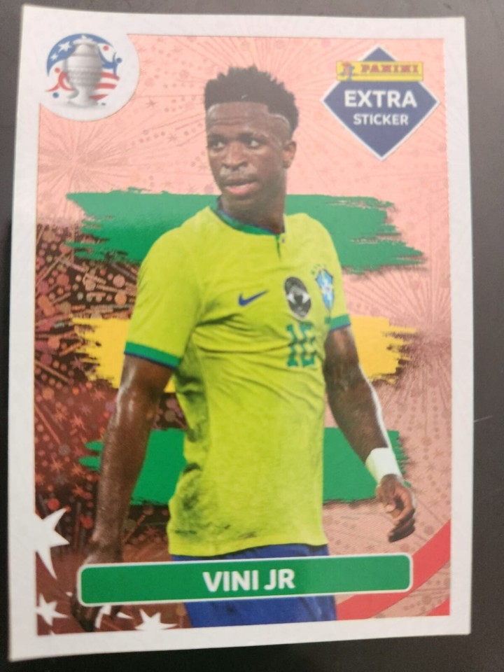 Brazil version 2024 Panini Extra Sticker Copa America Full Set Bronze ...
