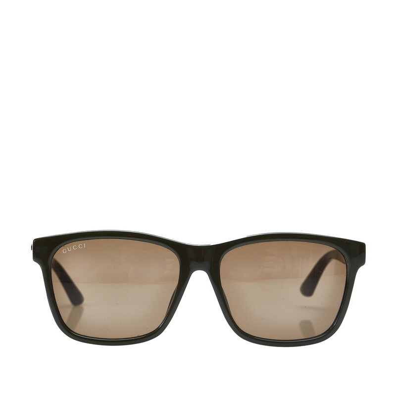 GUCCI Sherry Line Logo Plate Gold Hardware Wellington… - Gem
