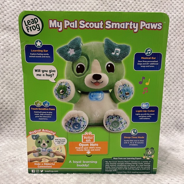 LeapFrog My Pal Scout Smarty Paws Puppy - Green 6 to 36 months Learning ...