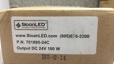 SloanLED Power Supply, 90-264VAC Input, 24VDC Output, 100W (55.75-279 ...