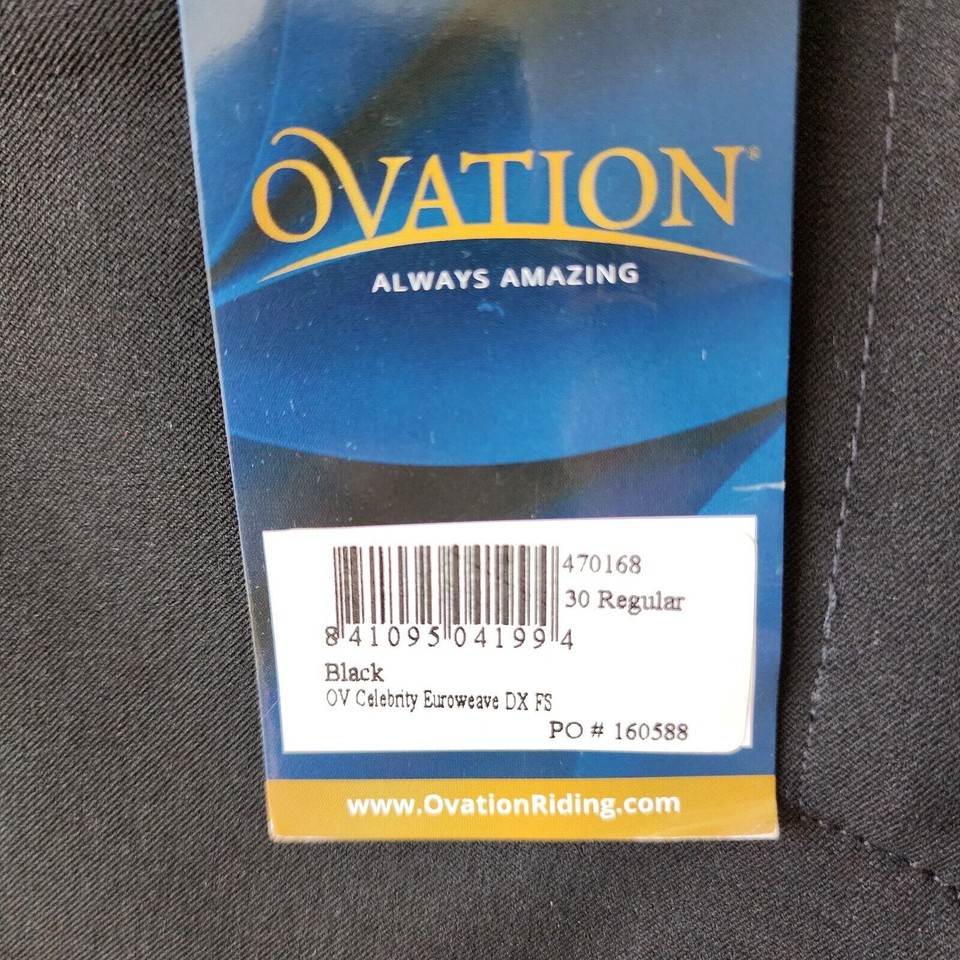 NWT Ovation Full Celebrity Euroweave Riding Equestrian Pull on pants ...