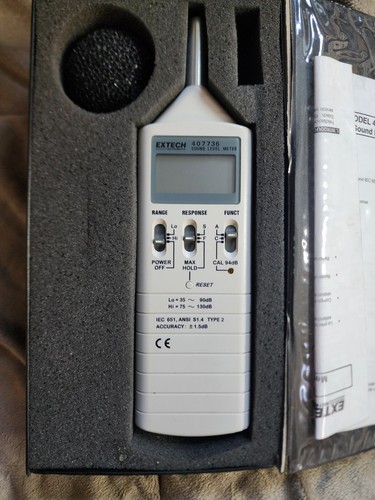 EXTECH 407736 DIGITAL SOUND LEVEL METER | eBay