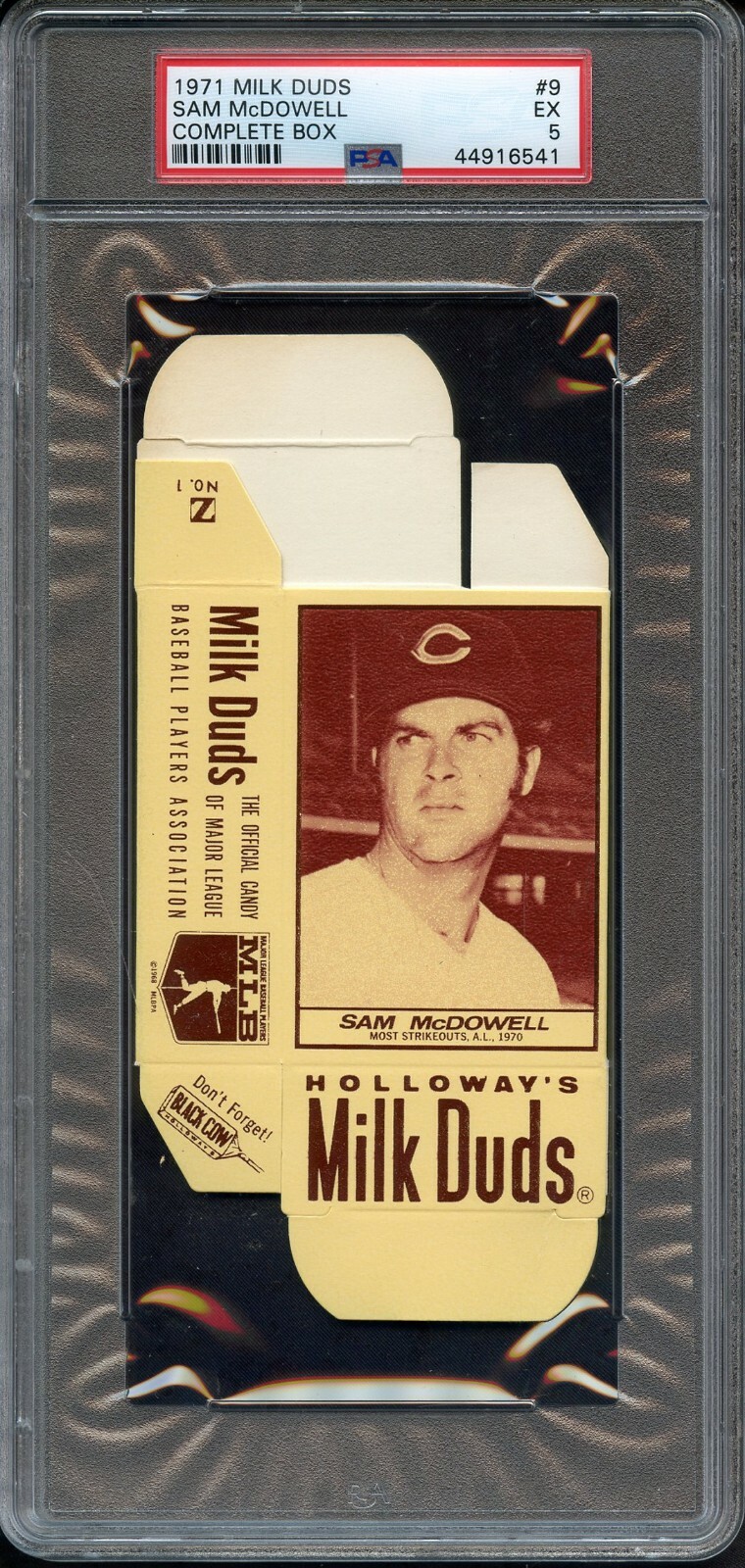 1971 MILK DUDS COMPLETE BOX 9 SAM MCDOWELL COMPLETE BOX PSA EX 5 | eBay