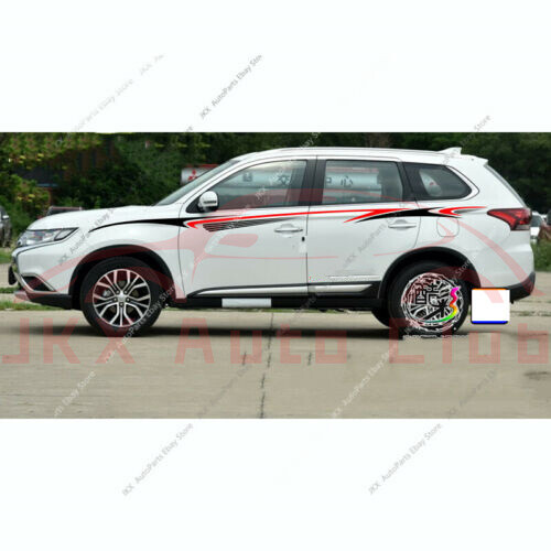 For Mitsubishi Outlander 2016-2020 Car Side Body j Stickers Trim Full ...