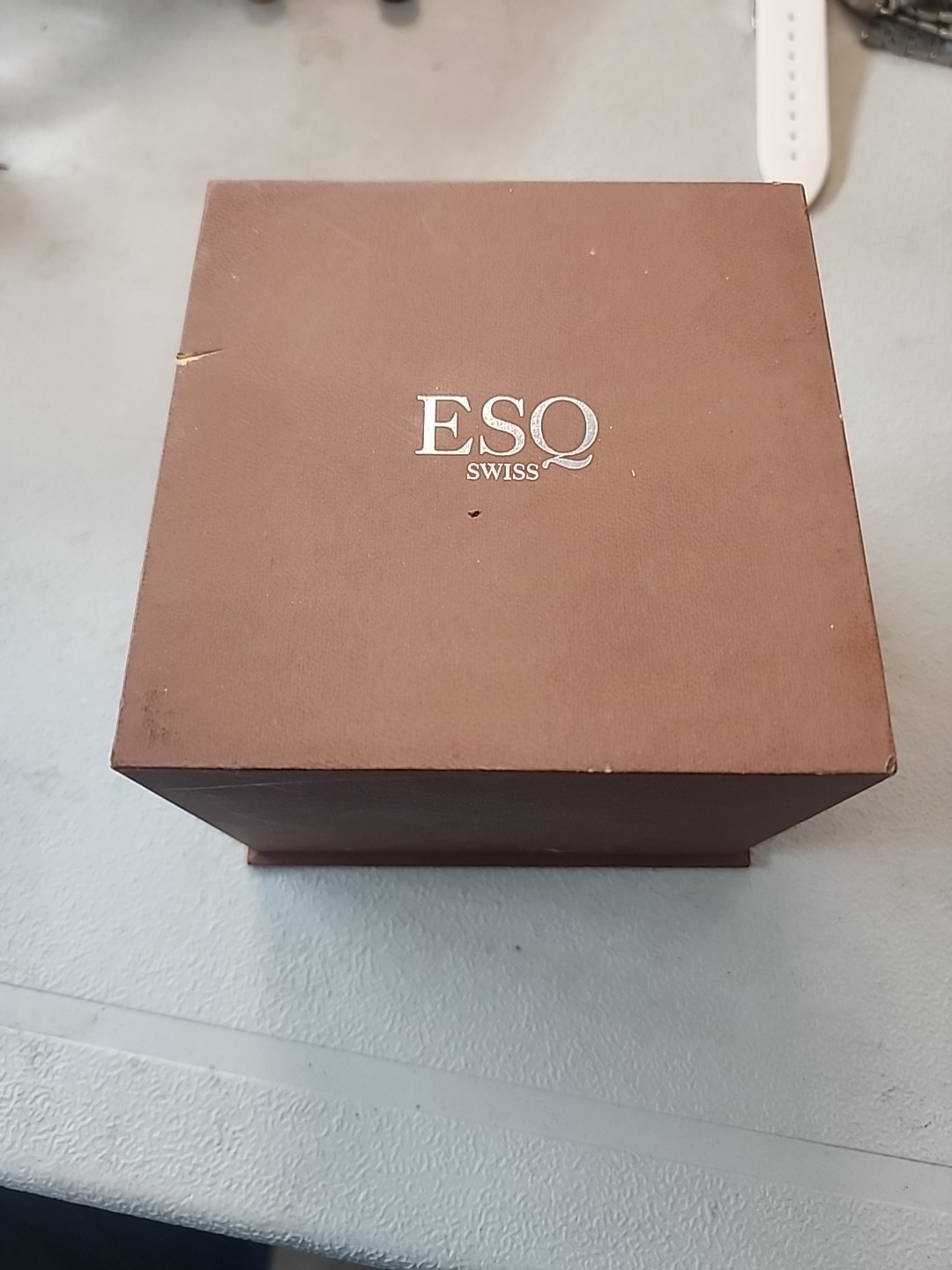 ESQ Swiss Tank Watch Women Silver Tone Stainless Steel New Needs ...