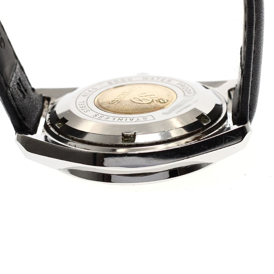 SEIKO Grand Seiko 6145-8000 Date Silver Dial Automatic Men's Watch ...