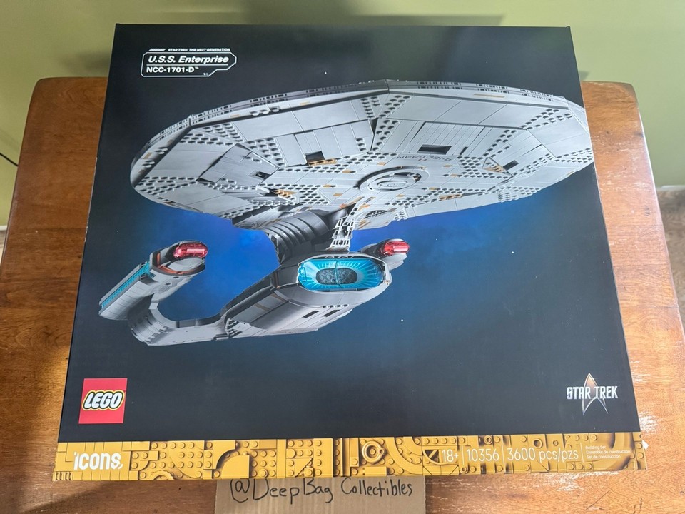 Lego 10356 Star Trek: U.S.S. Enterprise NCC-1701-D | IN HAND SHIPS SAME ...