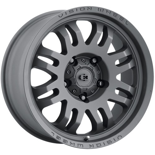 (Set of 4) Vision 409 Inferno 18x9 6x135 +12mm Satin Black Wheels Rims ...