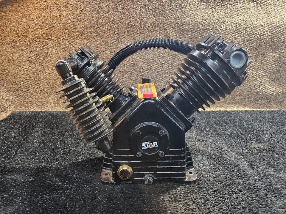 NorthStar 789001 401250068 Air Compressor Pump, 2-Stage, 2-Cylinder ...