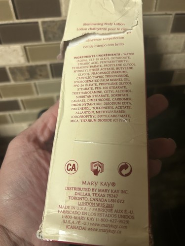 Mary Kay ANGELFIRE Shimmering Body Lotion NOS 4.5 Oz Watery Consistency ...