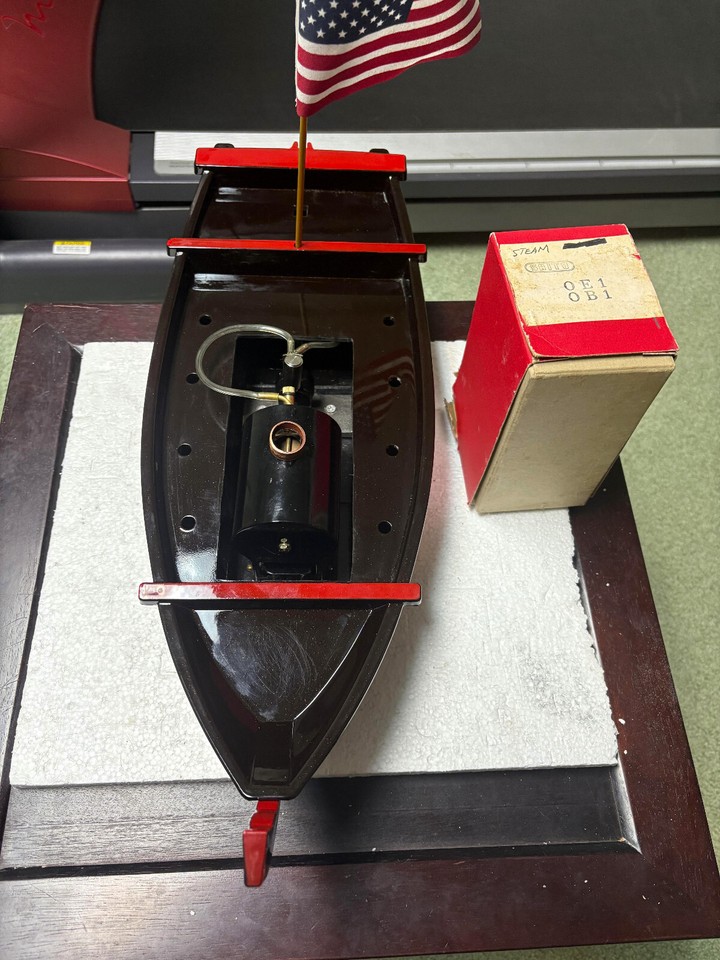 Beautiful SAITO Marine Live Steam Engine OE1 & OB1 Boiler Steam Powered Boat | eBay