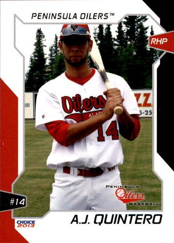 2013 Peninsula Oilers Choice 18 A.J. Quintero Vacaville California ...