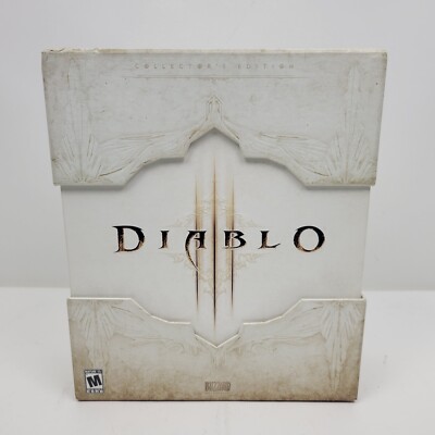 Diablo III 3 Collector’s Edition for PC 100% Complete With Game, Book ...
