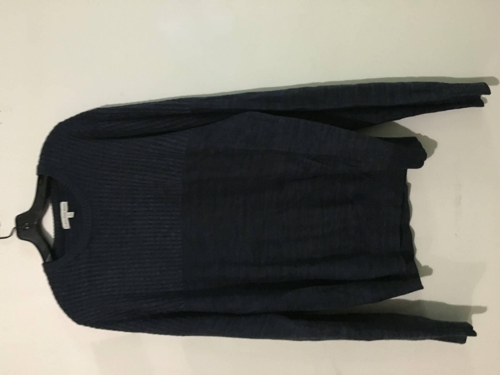 Calvin Klein Jeans Size XL Wool Navy Blue Ribbed Men Sweater CA#50900 ...