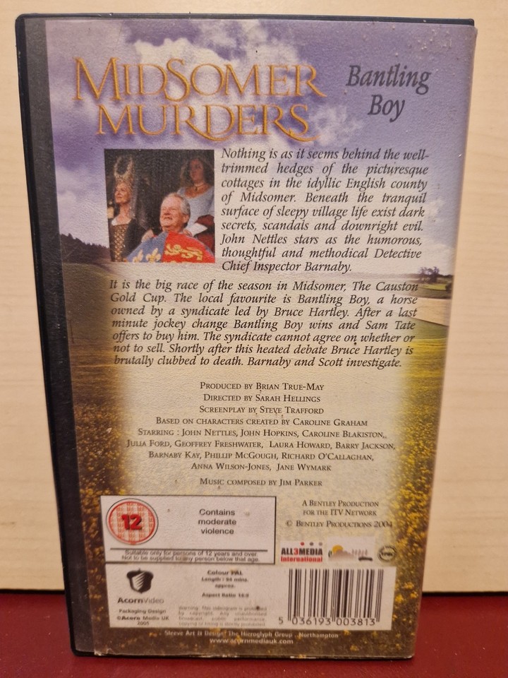 Midsomer Murders - Bantling Boy - PAL VHS Video Tape (A137) | eBay
