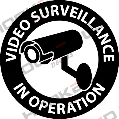 Video Surveillance in Operation Vinyl Transfer Decal | eBay