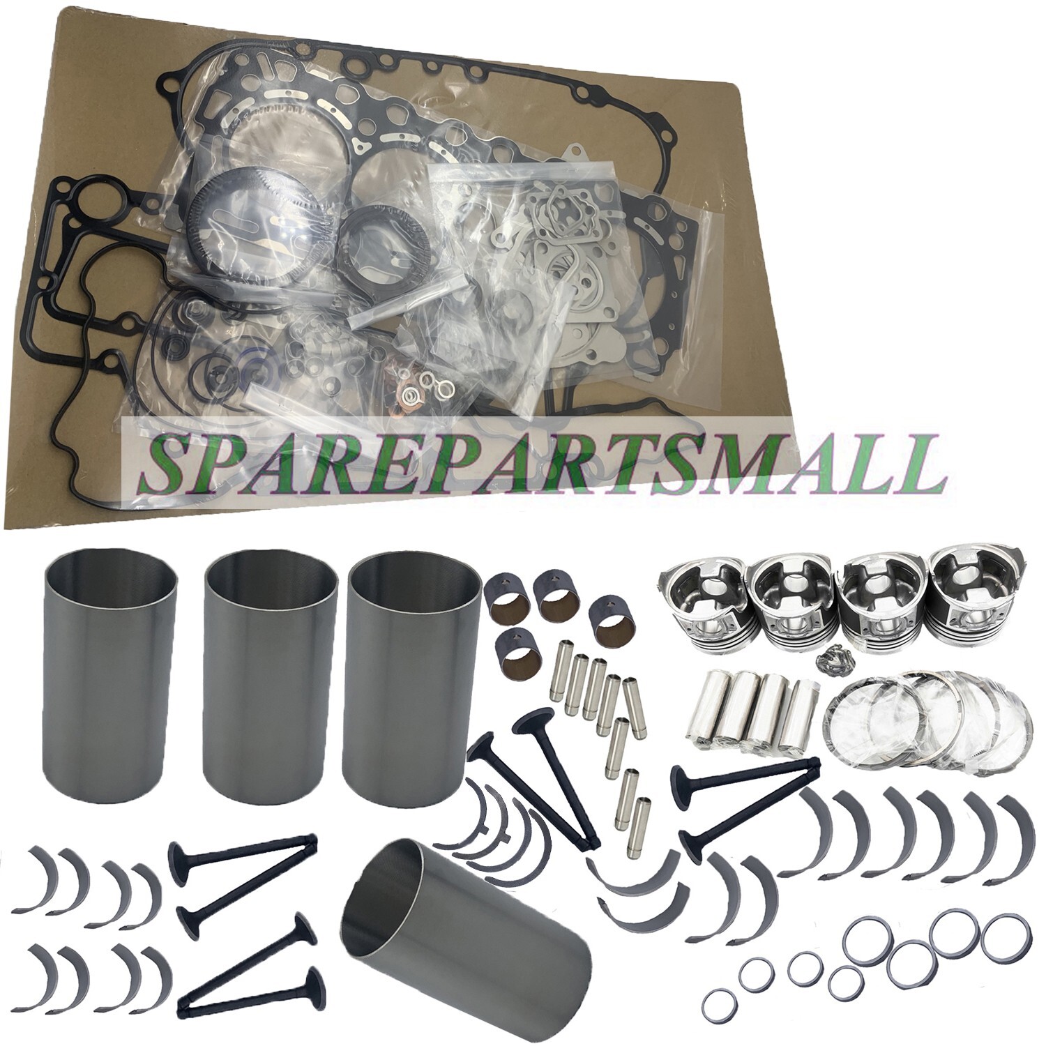 New Overhaul Rebuild Kit Fit For Mitsubishi 4M40 4M40T Engine Pajero ...