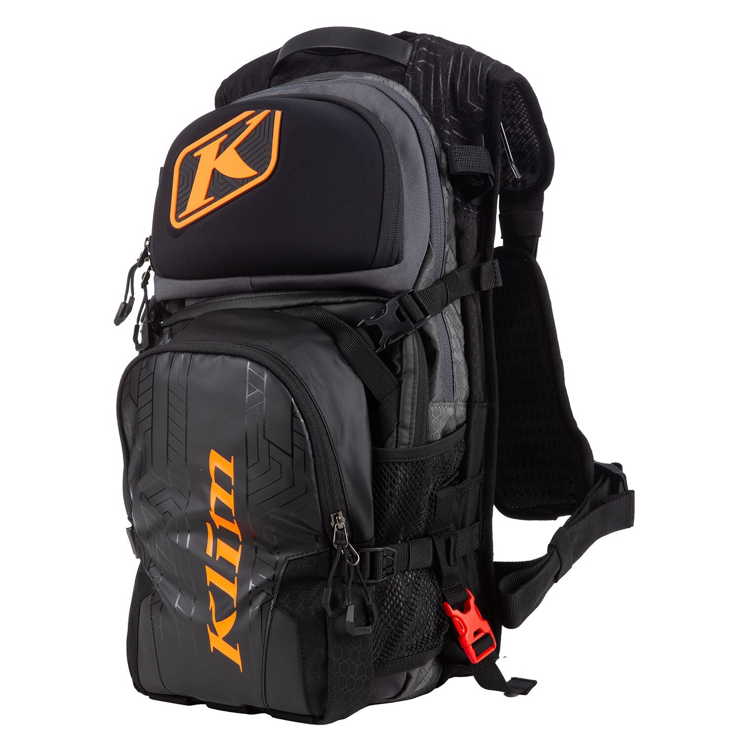 Klim Snowmobile Nac Pak Backpack Asphalt Strike Orange 3319-005-000-623 ...